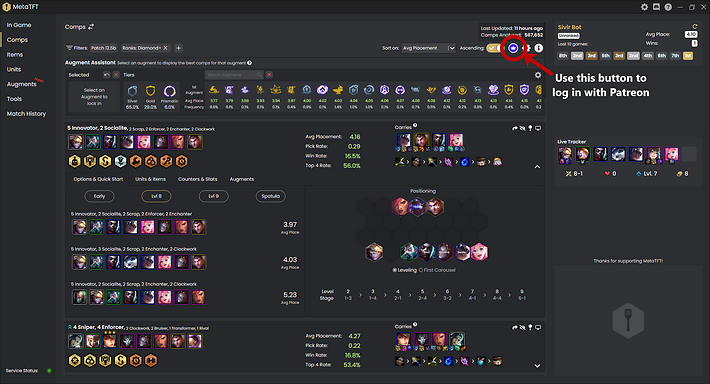 MetaTFT Patreon - Support MetaTFT on Patreon